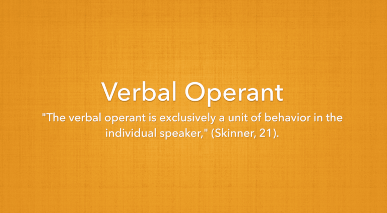 ABA 101: What Are Verbal Operants? - Cornerstone Autism Center